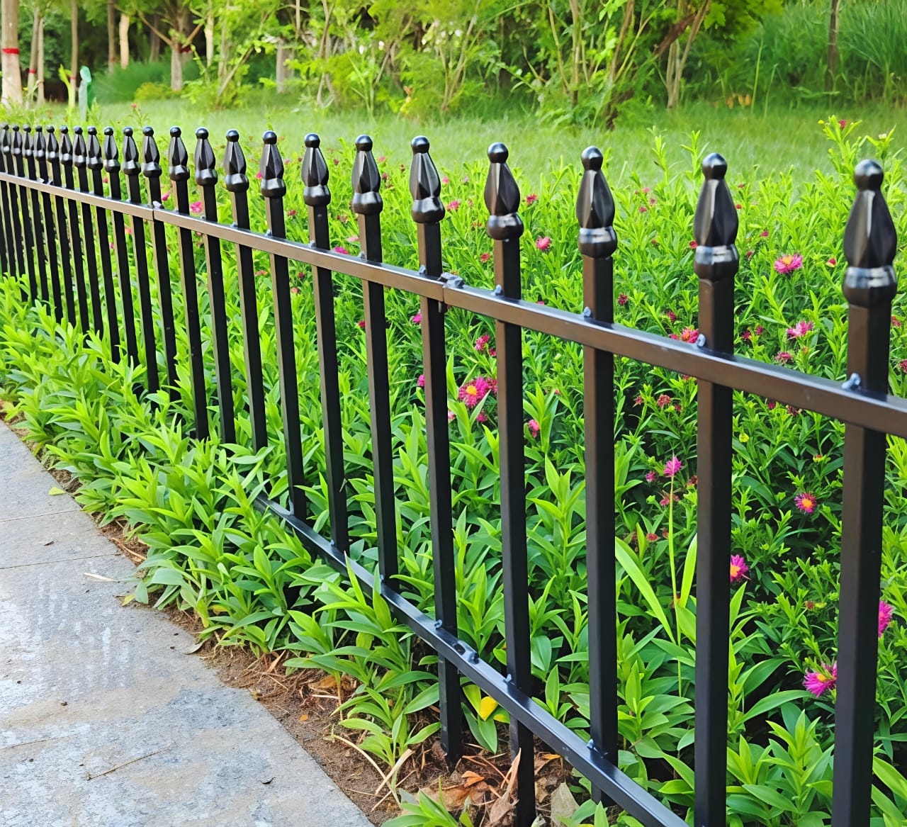 Aesthetic Demarcation Fences in Saudi Arabia - Arab Metal Fences ...